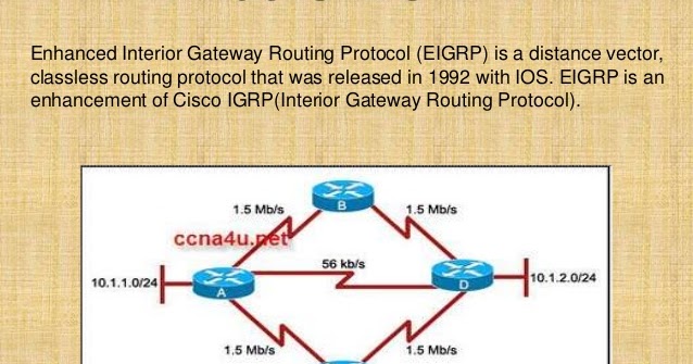 Enhanced Interior Gateway Routing Protocol (EIGRP) - EZUT OFFICIAL