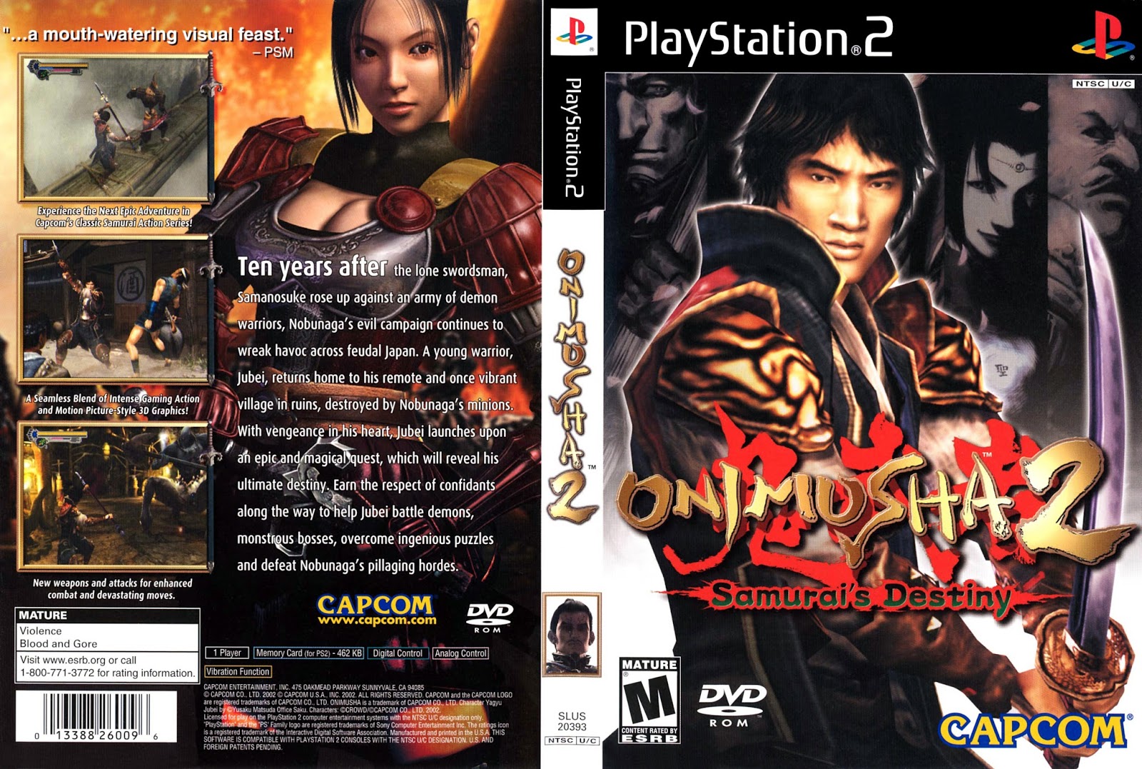 Onimusha 2: Samurai’s Destiny - Ps2 ~ Caverna dos Games