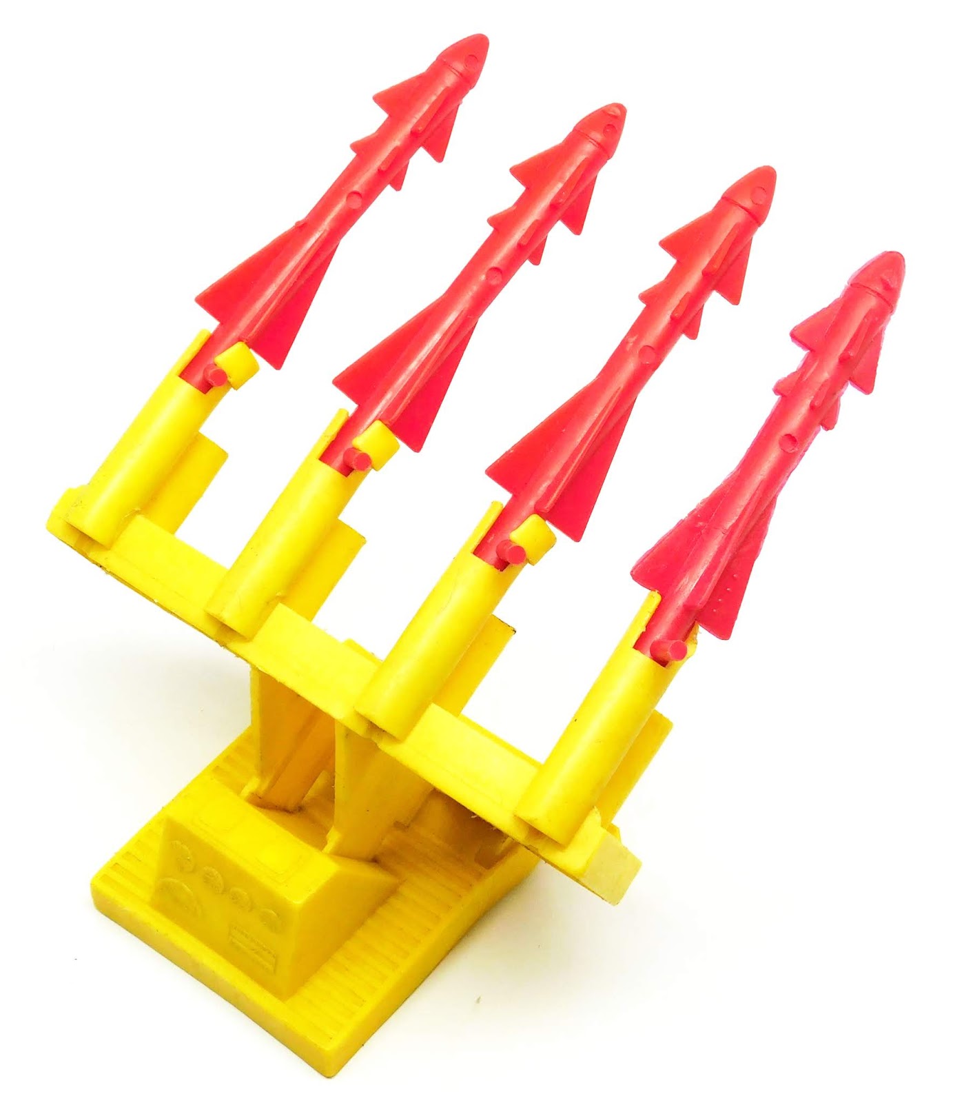 Toys and Stuff: MPC Multi-Rocket Launcher - Yellow-Yellow