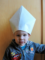 Paper Bishop Miter or "Pope Hat" ~ Catholic Missionary Family