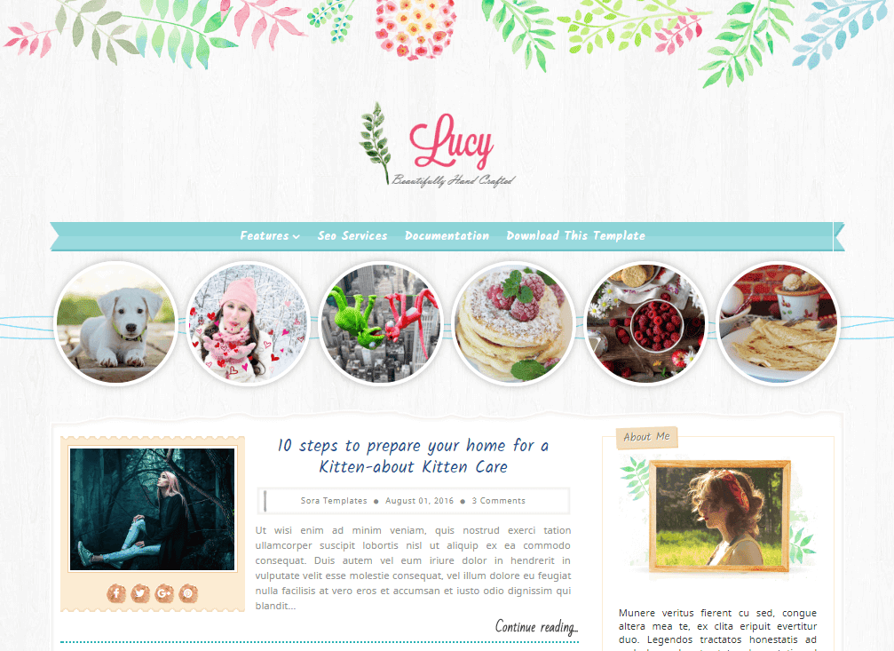 How To Setup Lucy Blogger Template - Sora Blogging Tips