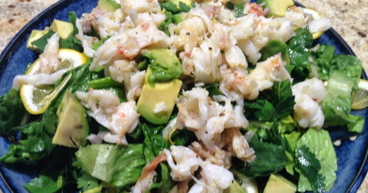 Dishes with My Dish: Lobster & avocado salad with shaved Meyer lemon