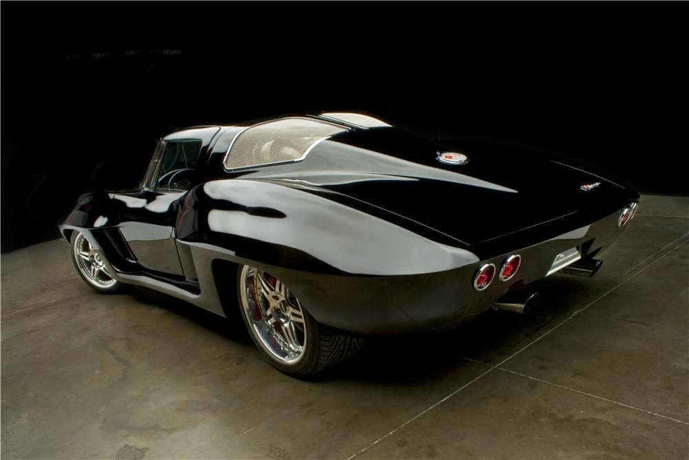 biker excalibur II: 1963 CHEVROLET CORVETTE CUSTOM COUPE by Barrett-Jackson