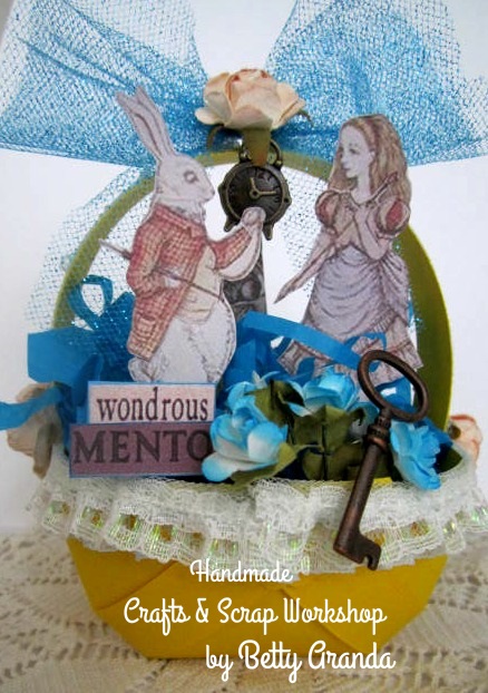 TUTO : Canasta en Paper Crafting ...para llenarla con lo que quieras!!