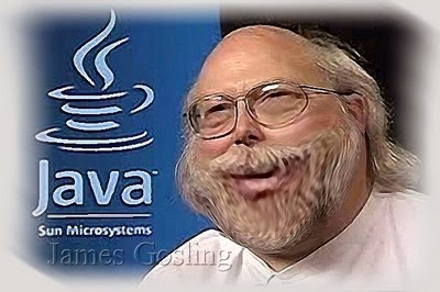 Fin Fan Fun Animal Sounds: James Gosling Caricature