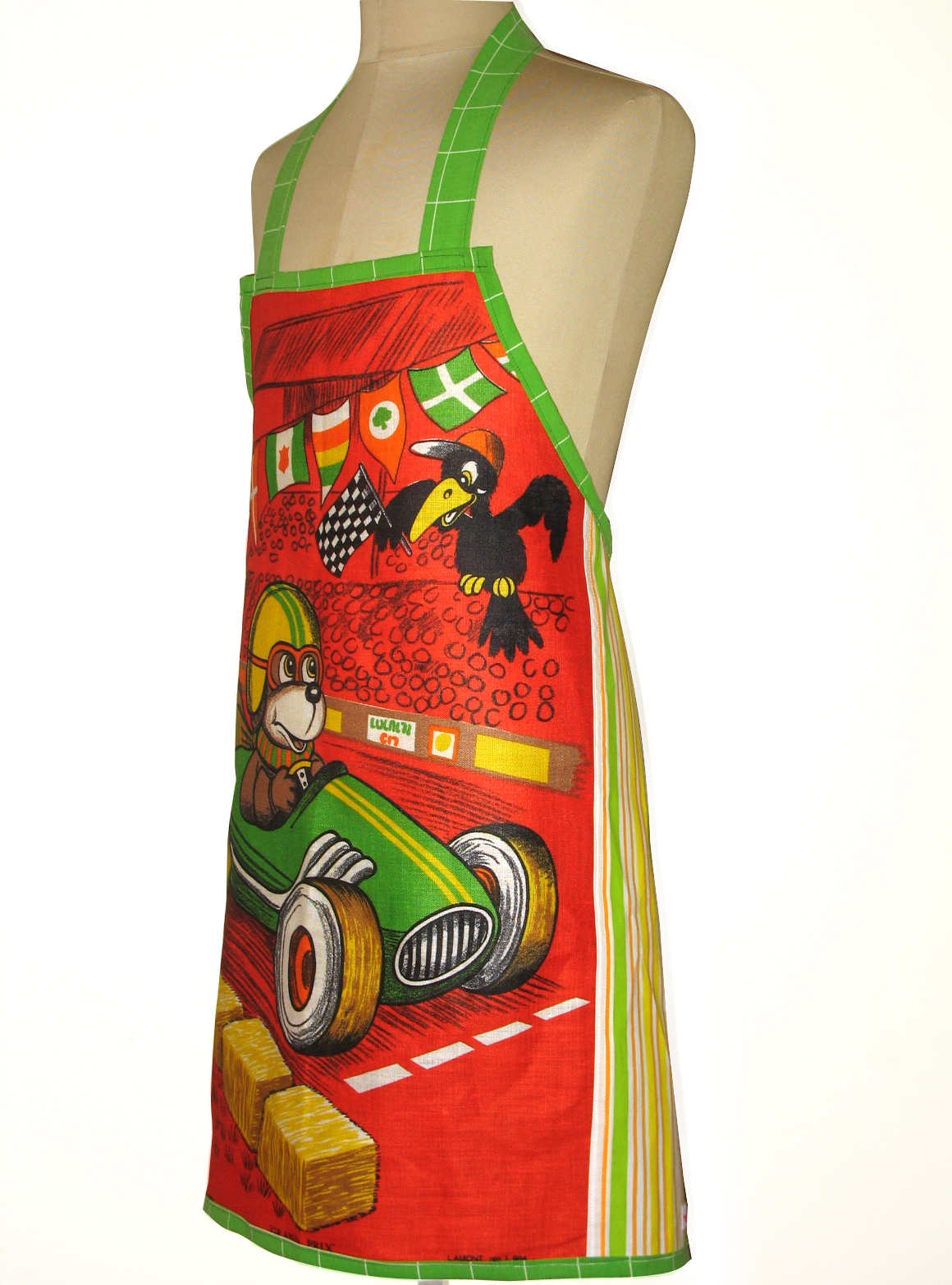 Merry-Go-Round Handmade: Metro Retro MENS Apron - Grand Prix Racing ...