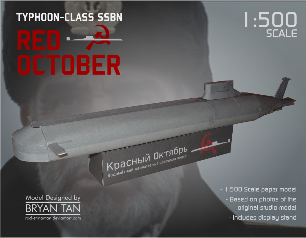 Typhoon Class Submarine Red October