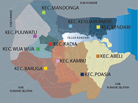 Visit Kendari: PETA KOTA KENDARI