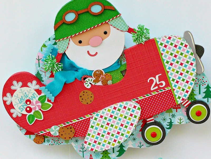 Doodlebug Design Inc Blog: Mix It Up Challenge: Santa Airplane Wall ...
