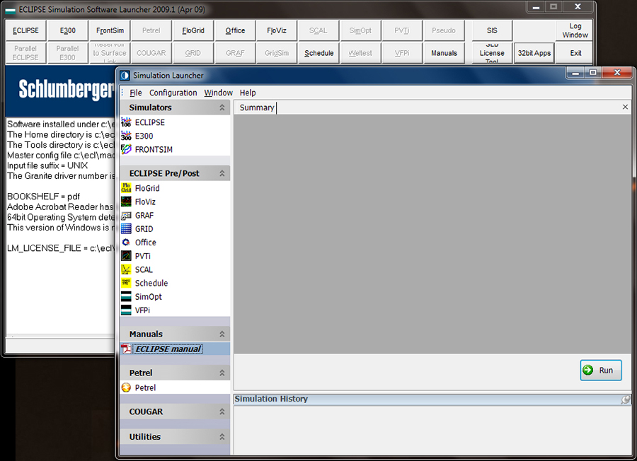 BIBLIOTHÈQUE NUMÉRIQUE | GÉOSCIENCES : Schlumberger Eclipse 2009.1 + crack