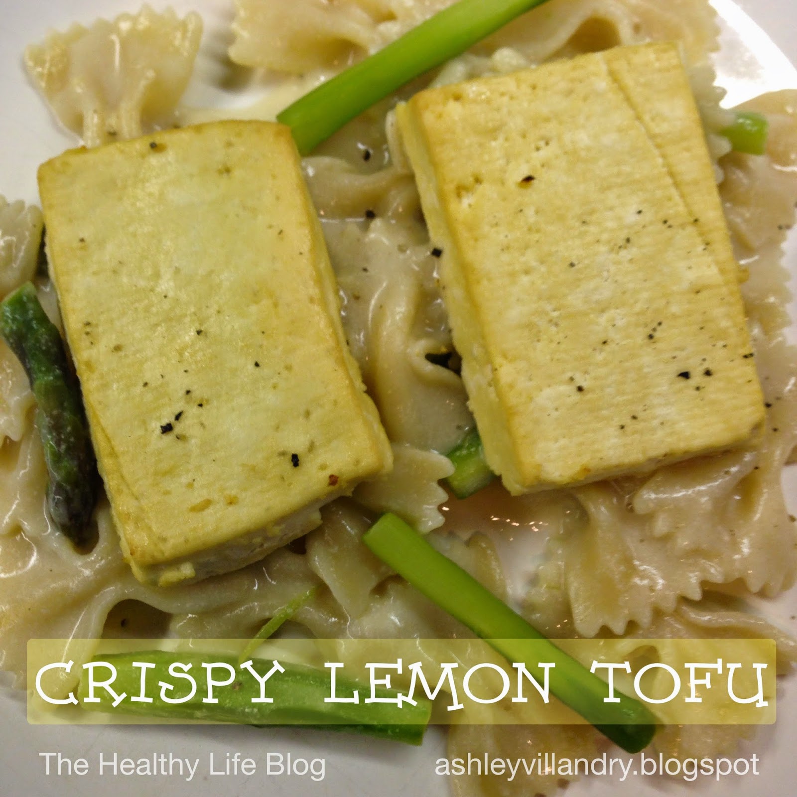 The Healthy Life: Crispy Lemon Tofu