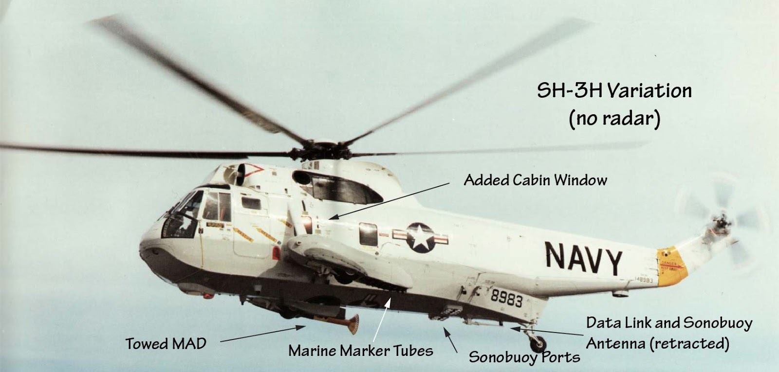 Tailhook Topics Drafts: US Navy ASW SH-3 Sea King Variations