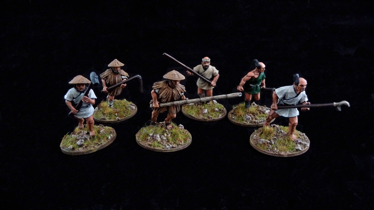 Analogue Hobbies: From Curt: 28mm Japanese Peasant Warriors (30 points)