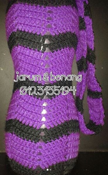 JARUM & BENANG: Sarung Botol Kait Tupperware