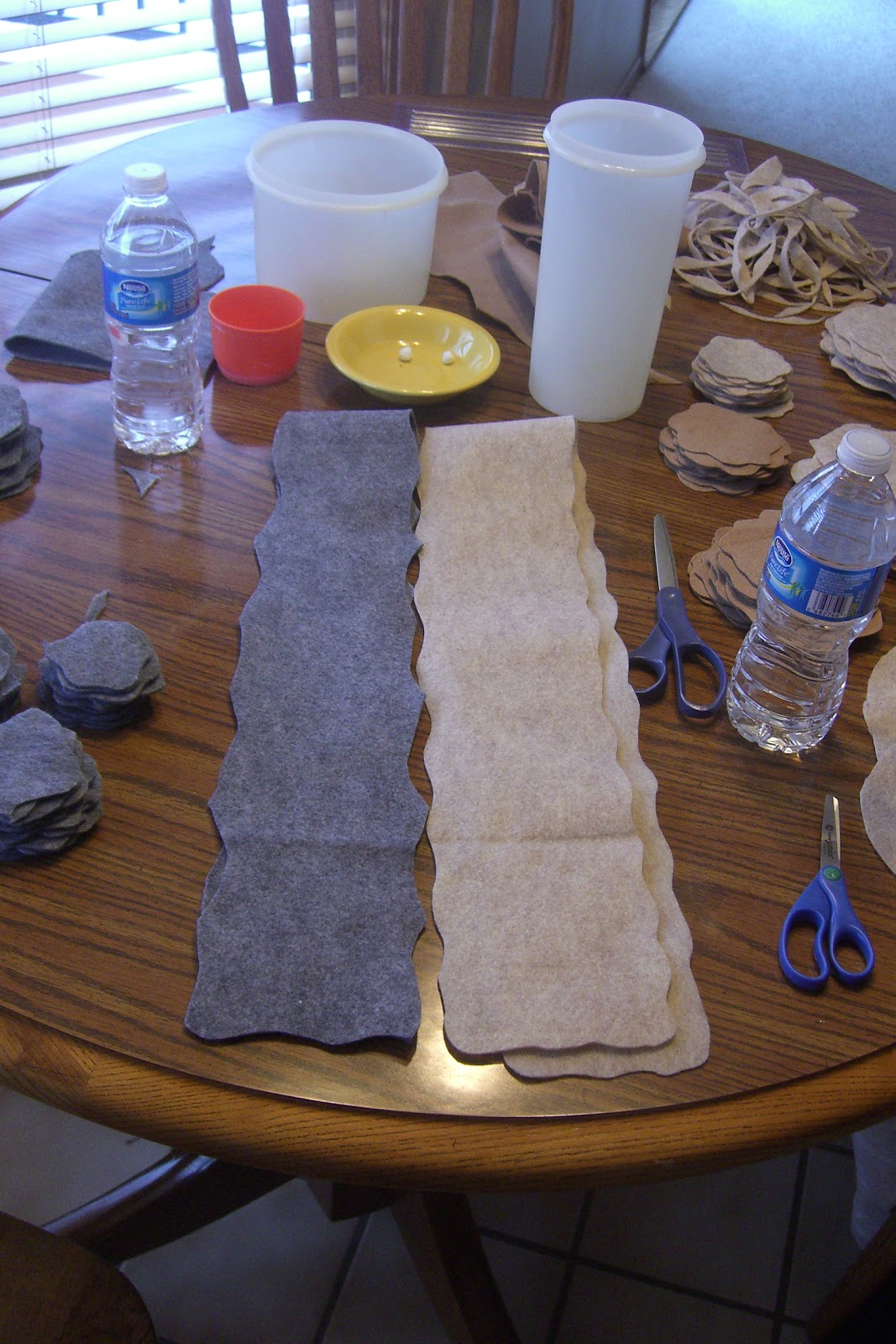 A Crafting Disaster: Felt Flower Scarf