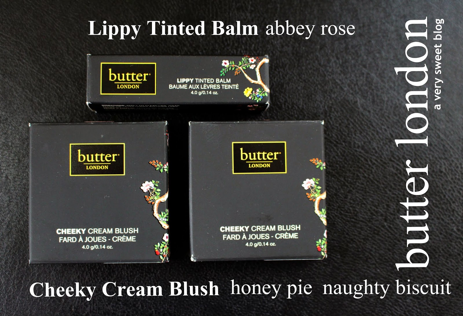 Butter London Abbey Rose Lippy Tinted Balm and Honey Pie & Naughty ...
