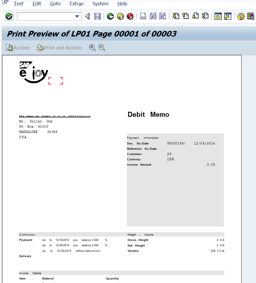 TECHSAP : Creating a new Billing output type and assigning it to the ...
