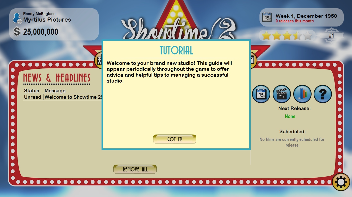 Showtime! 2 Devblog: January 2015