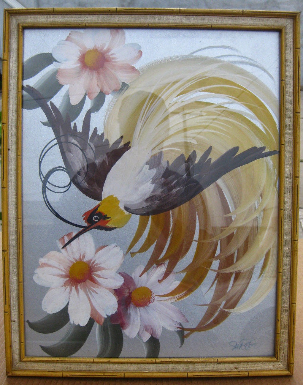 Paintings by M Devoe: TROPICAL BIRD PAINTING by M. Devoe