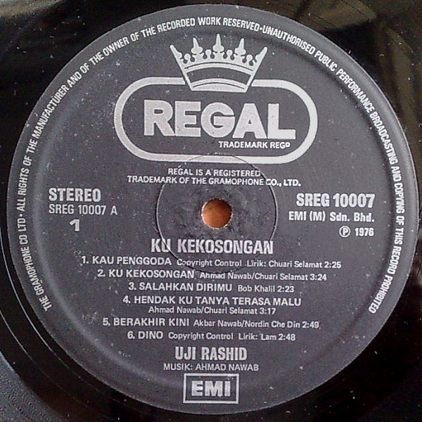 - RETRO 'N' ROCK -: Discography Uji Rashid