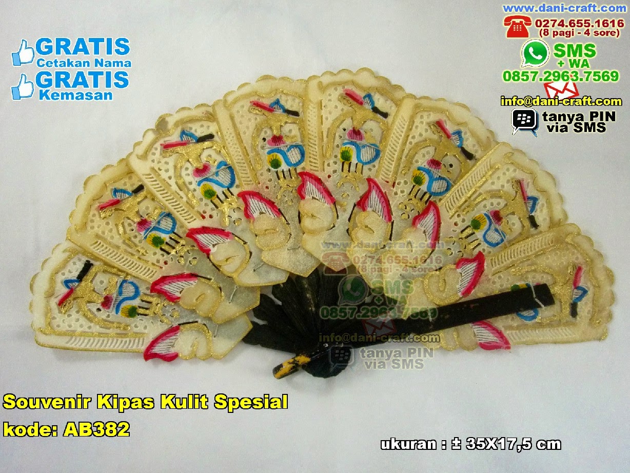 Souvenir Kipas Kulit Spesial | Souvenir Pernikahan