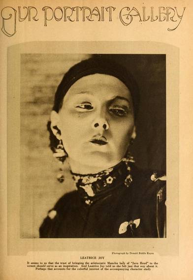 DECAYING HOLLYWOOD MANSIONS: Leatrice Joy & Jacqueline Logan, JAVA HEAD (George Melford, 1923)