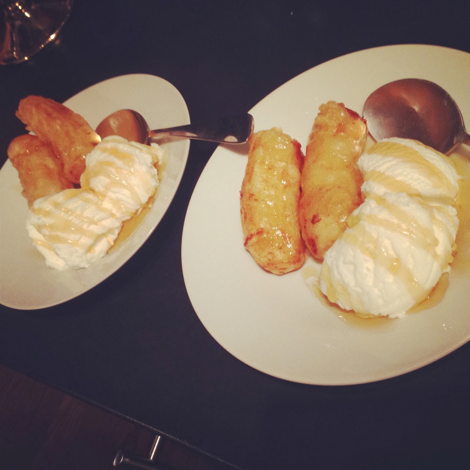 Sanela Muratovic: Friterad banan med glass, Recept