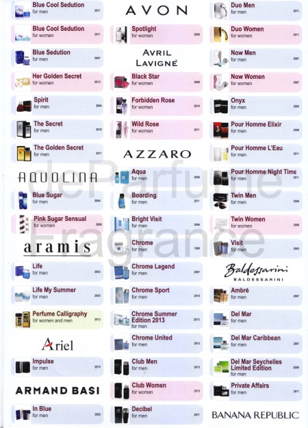 deParfume Fragrance Bandung: Katalog Parfume