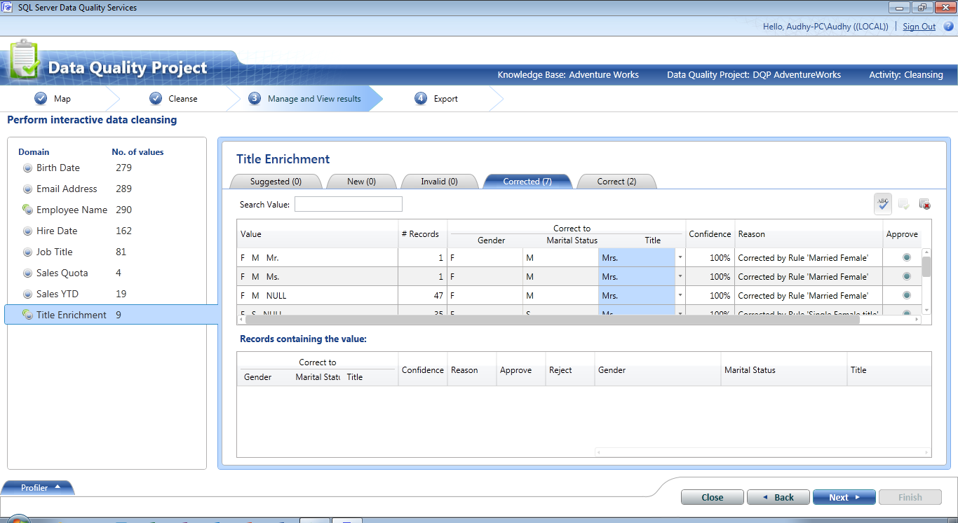 Tutorial DQS SQL SERVER ( Data Cleansing Data Matching ) [ Kualitas Data, Stikom Surabaya ]