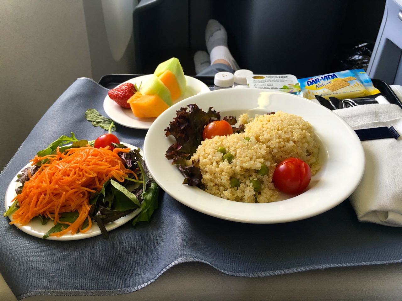 The Veracious Vegan: Flying Business First Class with United - Vegan