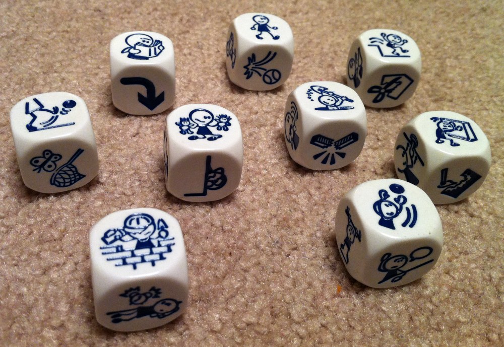 Testy yet trying: Rory's Story Cubes - Action Version: A Mini-Review