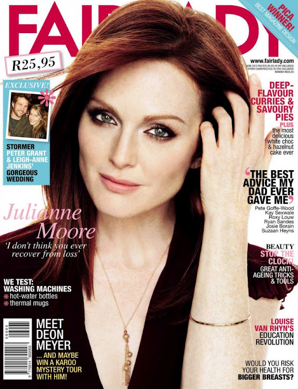 Smartologie: First Look: Julianne Moore for Fairlady Magazine June 2012