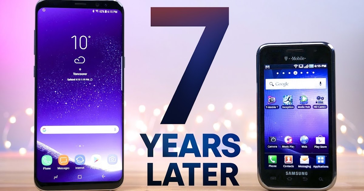 Samsung Galaxy S8 Vs First Galaxy S (7 Years Comparison) - GABEgizmo