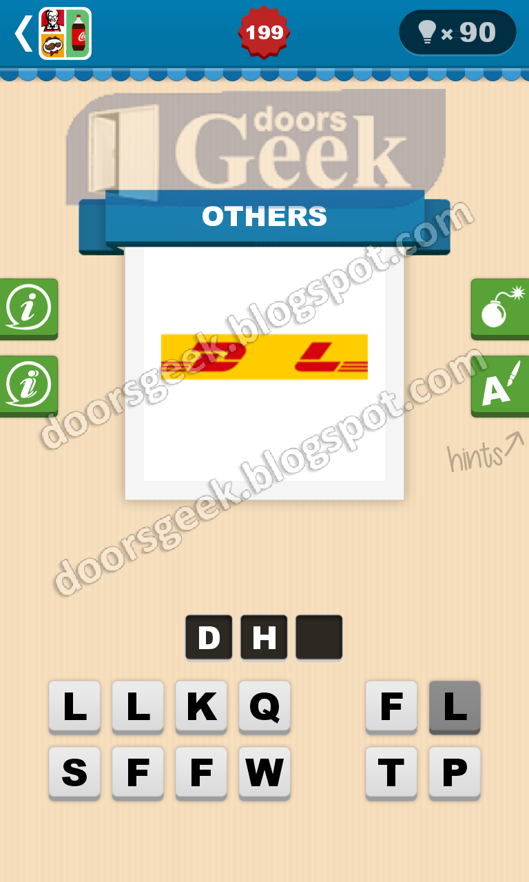 Guess The Brand Level 199 ~ Doors Geek