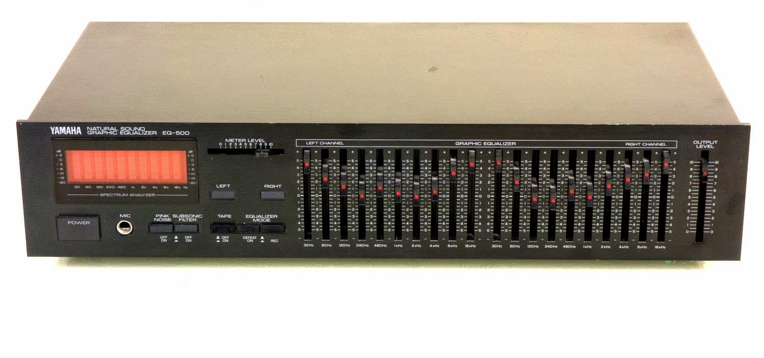 Yamaha EQ-500 - Graphic Equalizer | AudioBaza