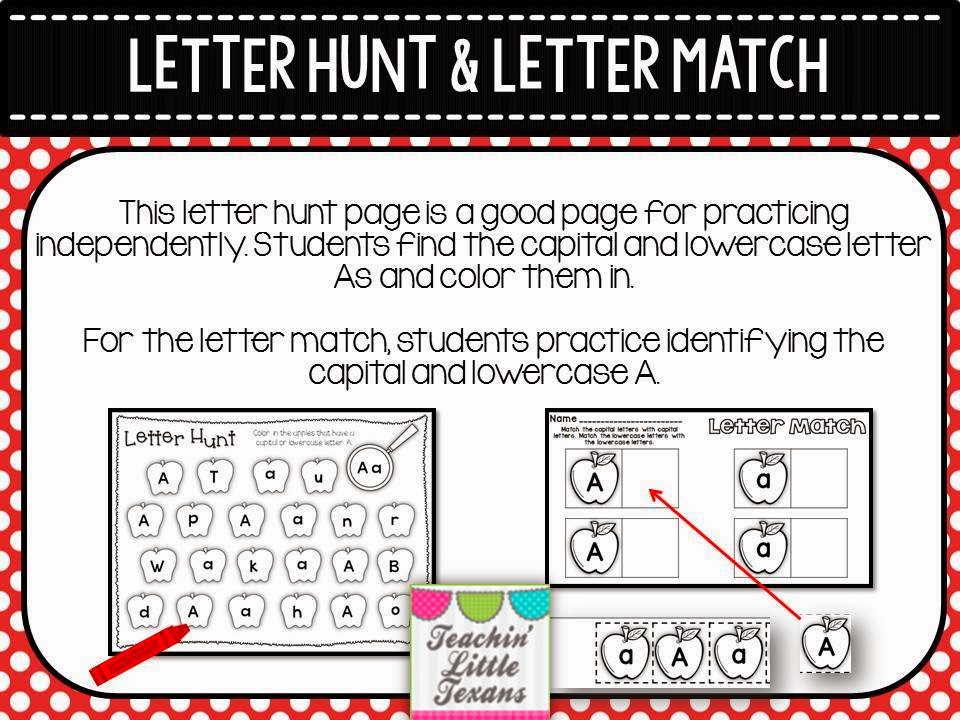 Teachin' Little Texans: Learning my Letters! {Balanced Literacy for ...