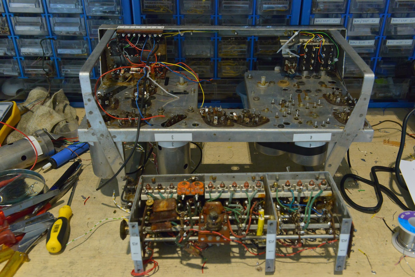 PD3WMZ - ON2WMZ: Rebuild Marconi R1155