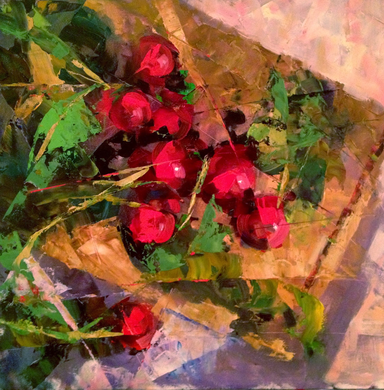 Ann Feldman: "Turnip Tempest", 12x12"