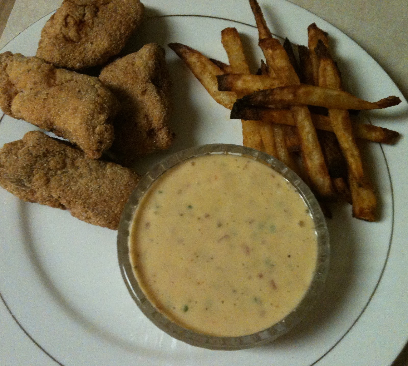 LUV2COOK: FRIED FISH (Semolina Crusted) WITH TARTAR SAUCE (Homemade)