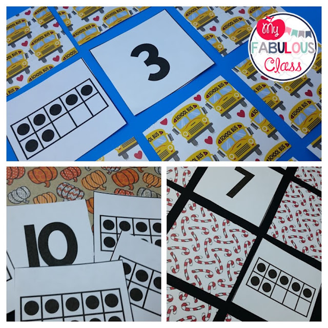 Ten Frame Memory Games - My Fabulous Class