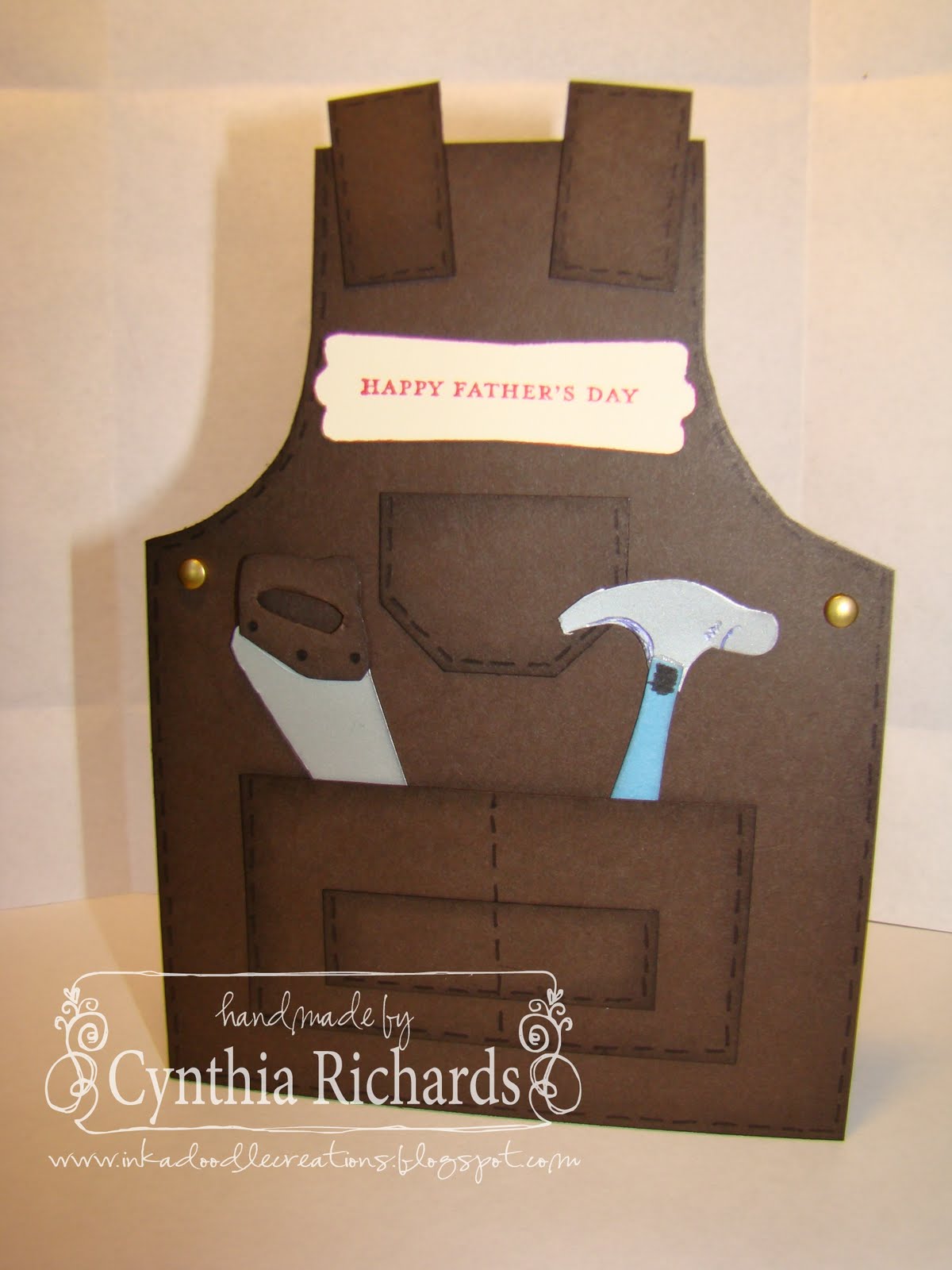 Ink-a-Doodle Creations: Father's Day Tool Belt Card