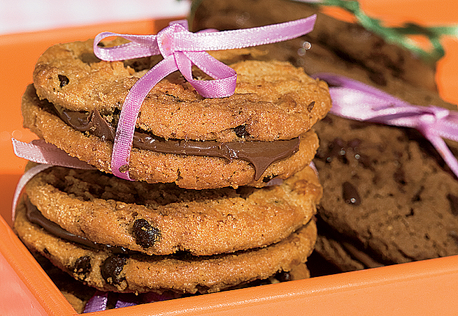 Ideias Para Festas: Cookies Recheados