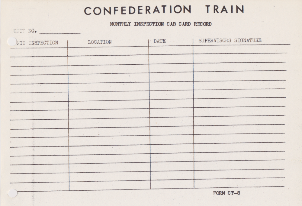 Rolly Martin Country: 1967 Confederation Train - Documents and Steam ...