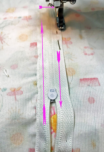 New Grandma Wants to Sew!: Technique: Easy way to put in a zip - a ...