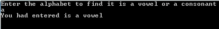 ALLTYPECODING: How do I find that the alphabet is a vowel or consonant ...