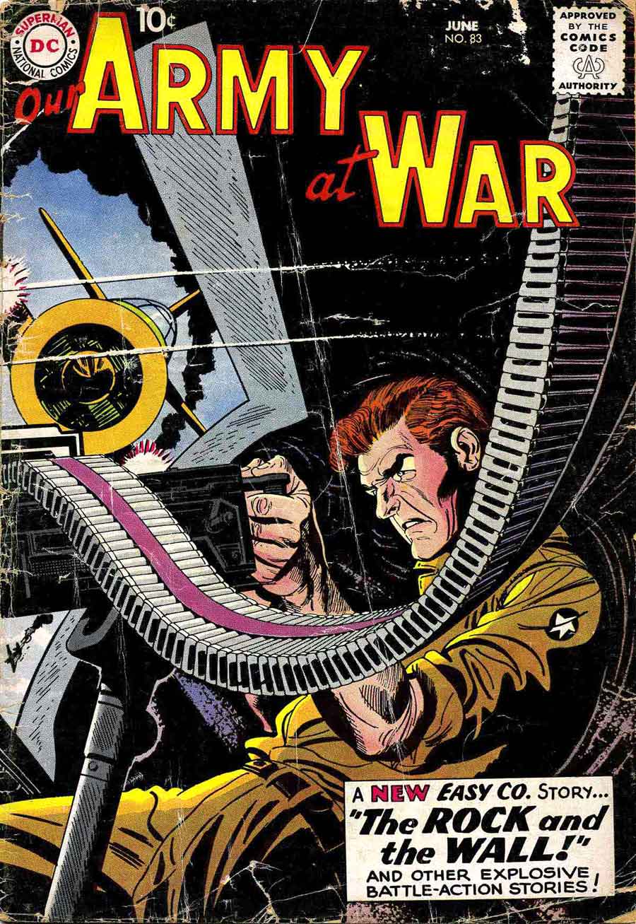 Our Army at War #83 - Joe Kubert art & cover + 1st Sgt. Rock - Pencil Ink