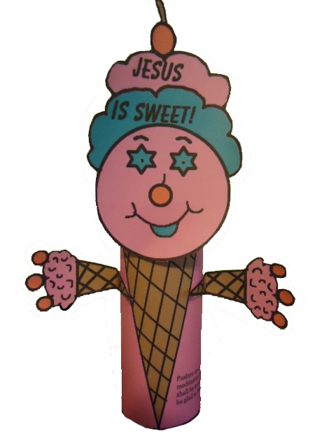 Church House Collection Blog: Ice Cream Cone "Jesus Is Sweet" Crafts