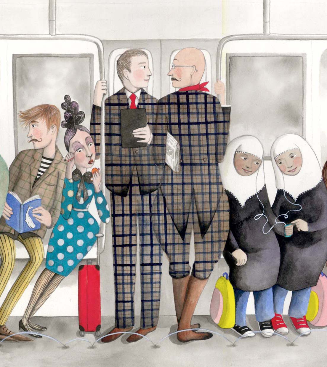 Sophie Blackall: Poster on the New York Subway