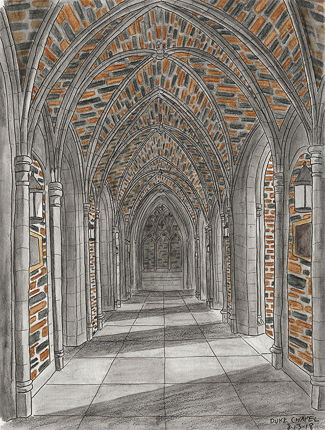 Chris Brown's Sketch House: Duke Chapel