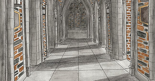 Chris Brown's Sketch House: Duke Chapel